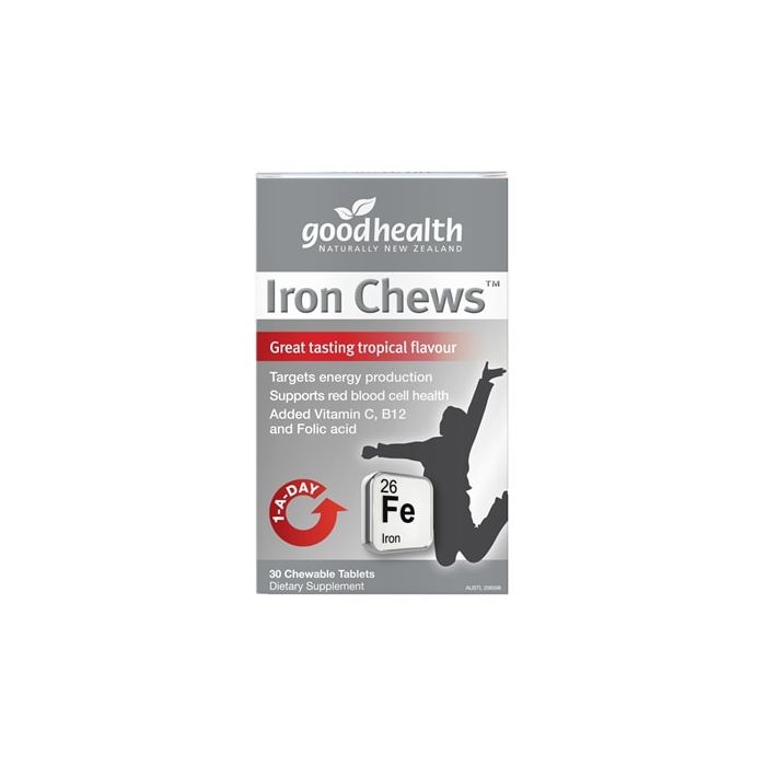GOOD HEALTH - Iron Chews - 30 Chewable Tablets – onelifehealth