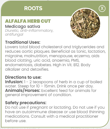 PHARMA GERMANIA - Alfalfa Herb - 75g – onelifehealth