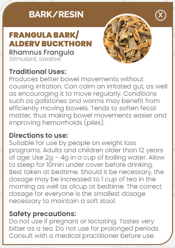 PHARMA GERMANIA - Frangula Bark - 100g – onelifehealth