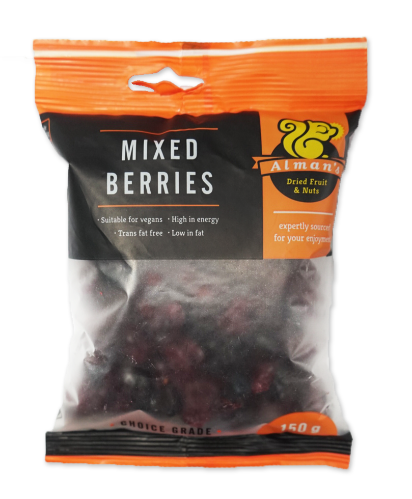 ALMANS - Mixed Berries - 150g – onelifehealth