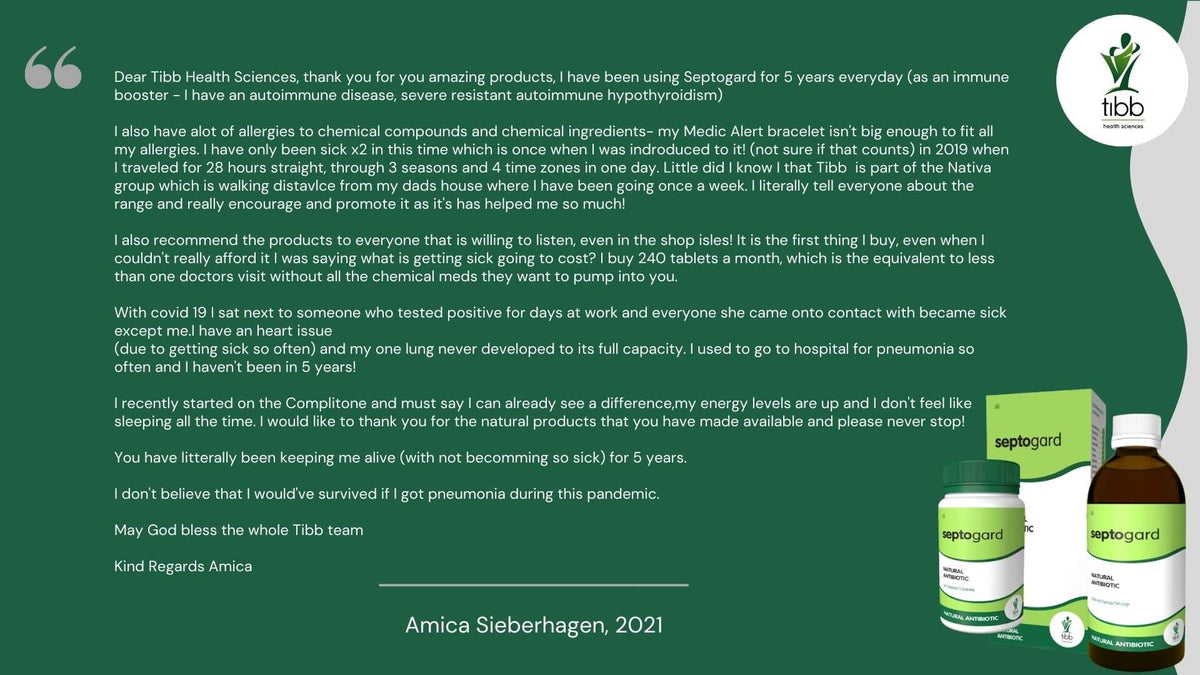 TIBB HEALTH - Septogard - 60 Tablets – onelifehealth