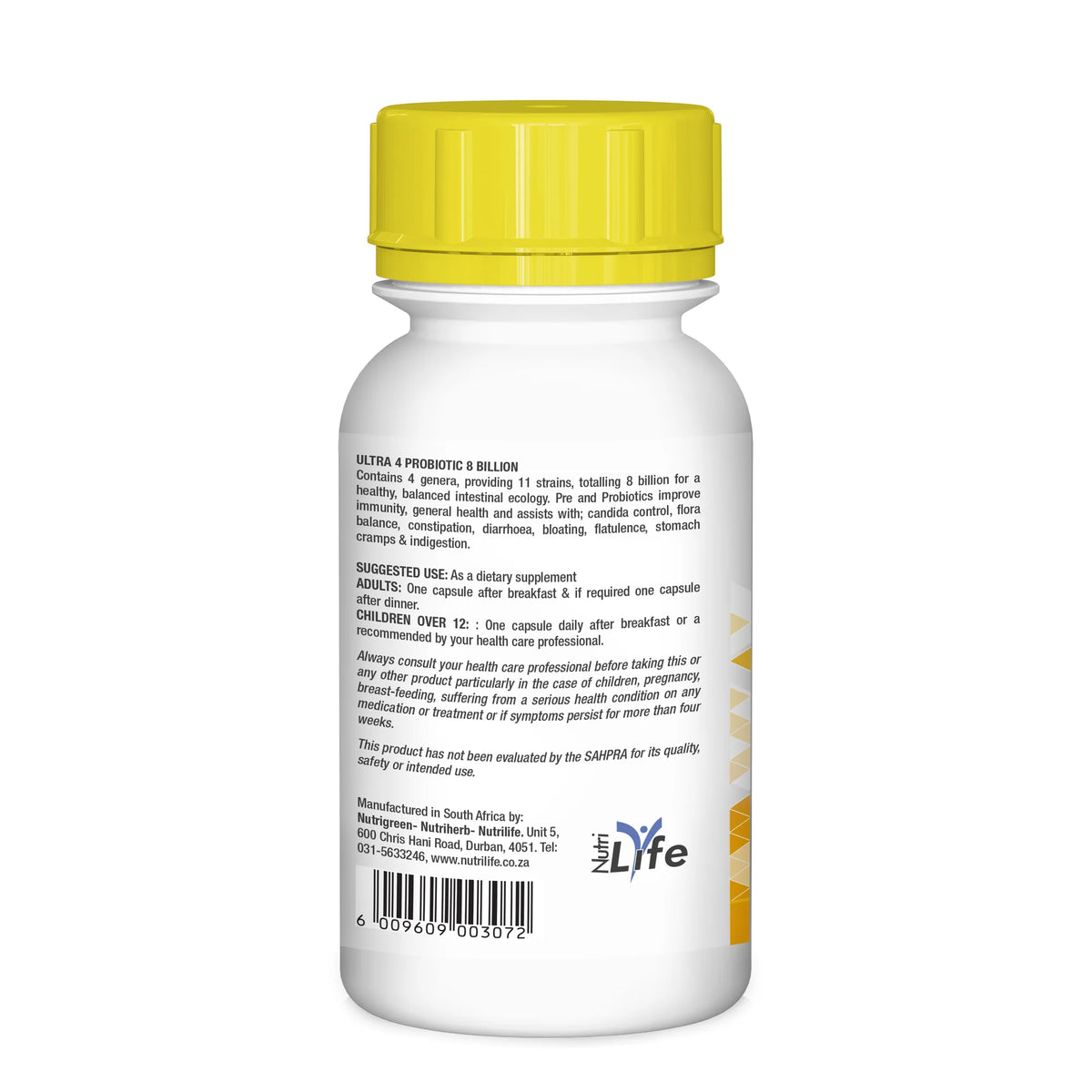 NUTRILIFE - Ultra 4 Probiotic 8 Billion 30 Capsules – onelifehealth