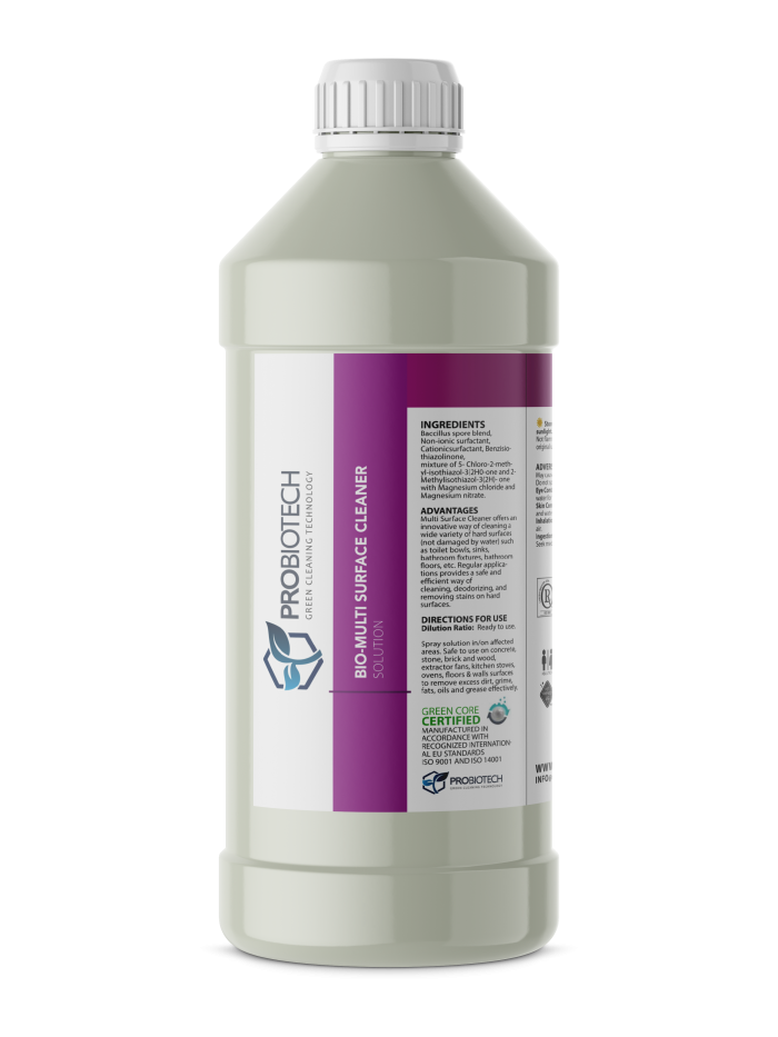 PROBIOTECH GREEN CLEANING TECHNOLOGY - Bio-Multi Surface Cleaner 1L ...