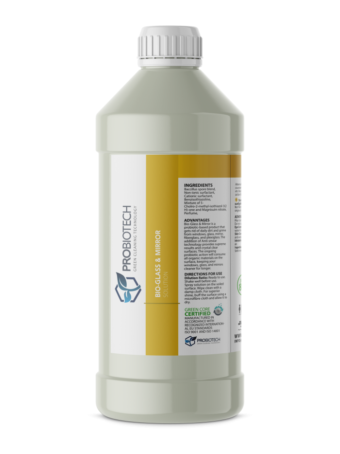 PROBIOTECH GREEN CLEANING TECHNOLOGY - Bio-Glass & Mirror Cleaner 1L ...