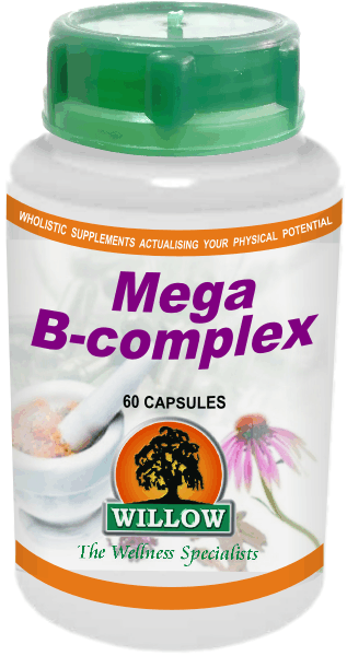 WILLOW - Mega B-Complex - 60 Capsules – onelifehealth