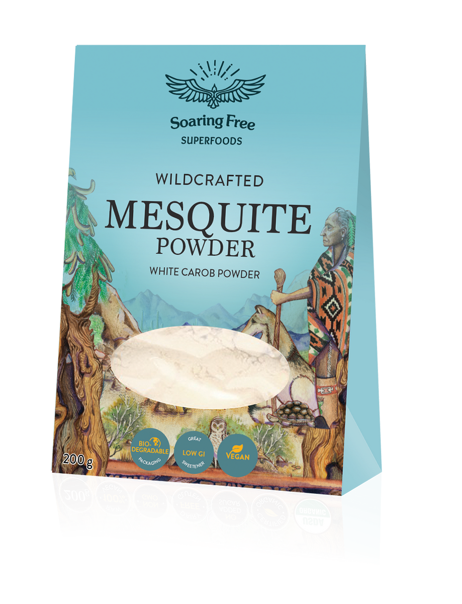 SOARING FREE SUPERFOODS - Mesquite Powder, Wildcrafted 200g – onelifehealth